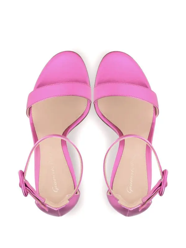 GIANVITO ROSSI 105mm Portofino Sandals - Pink