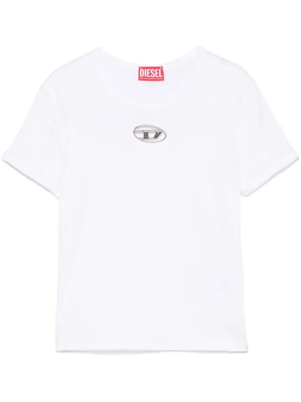 DIESEL® T-uncutie-long-od T-shirt - White