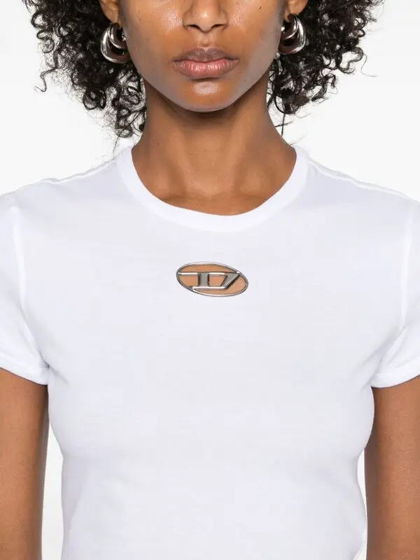 DIESEL® T-uncutie-long-od T-shirt - White