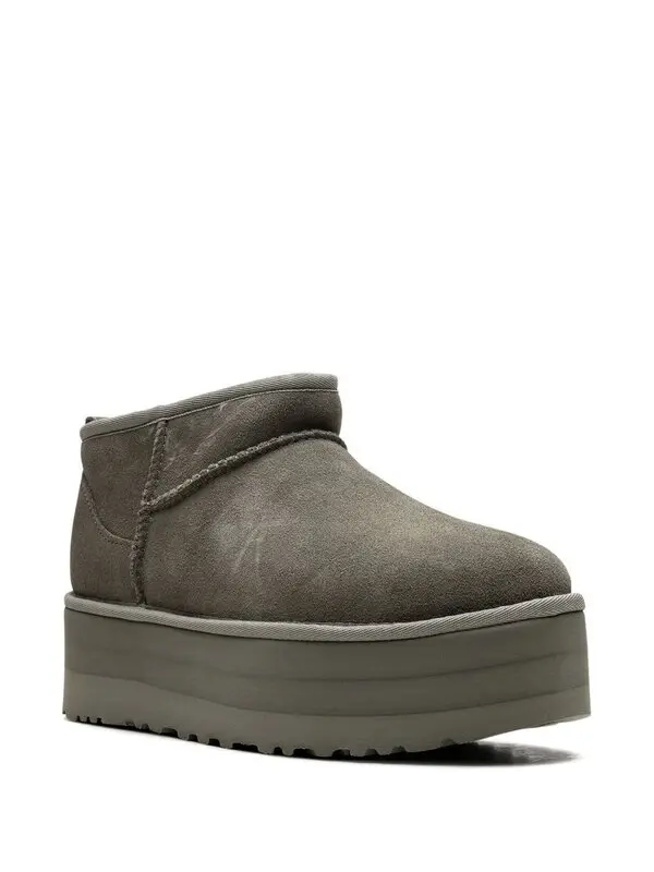 UGG Classic Ultra Mini Ankle Boots - Green