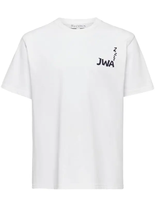 JW Anderson Jwa Slogan-print T-shirt - White