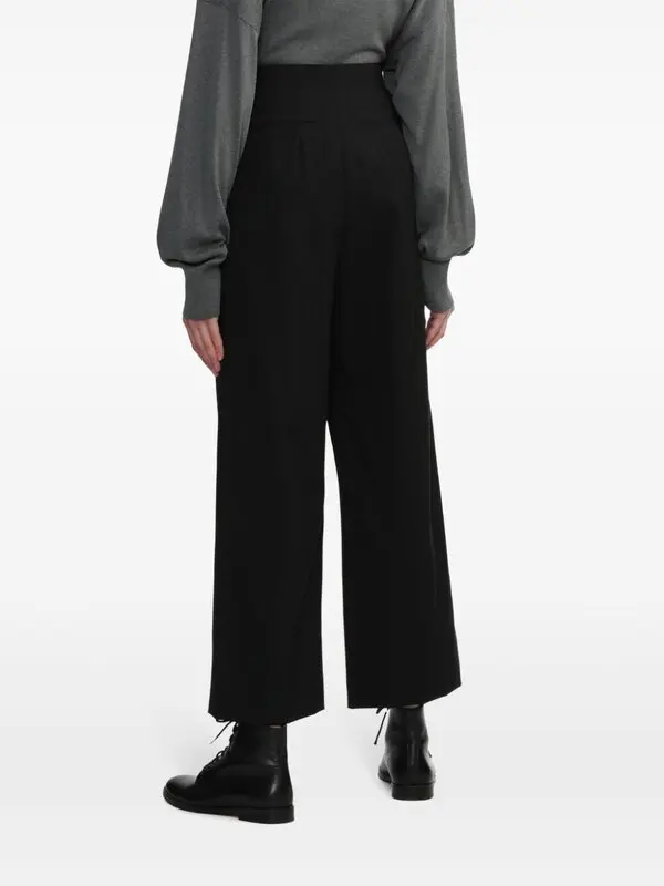 Enfold Wool Trousers In Black - 50% Off | Editorialist display picture 1