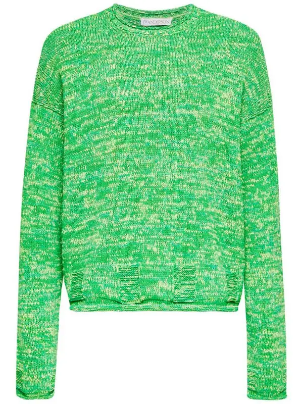 JW Anderson Tie-dye Knit Sweater - Green