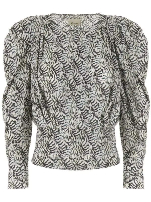 Isabel Marant Zarga Blouse - Neutrals