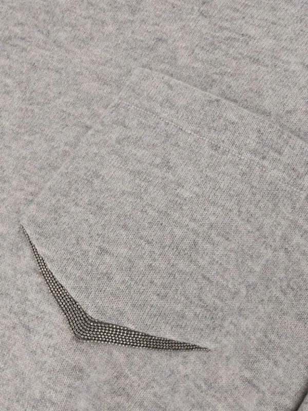 Brunello Cucinelli Bead-detailed Cashmere Jumper