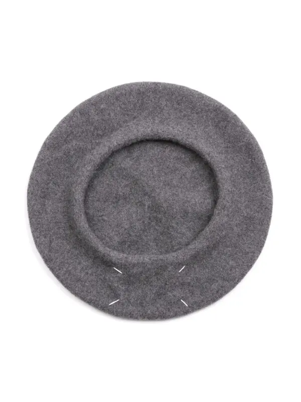MAISON MARGIELA Four-stitch Virgin Wool Beret