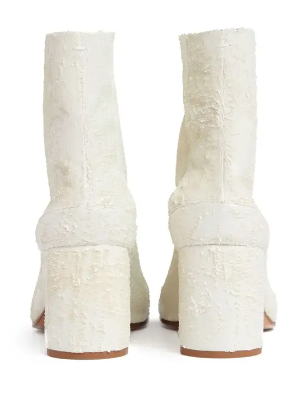 MAISON MARGIELA 80mm Tabi Ankle Boots - White