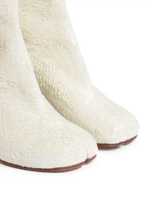 MAISON MARGIELA 80mm Tabi Ankle Boots - White