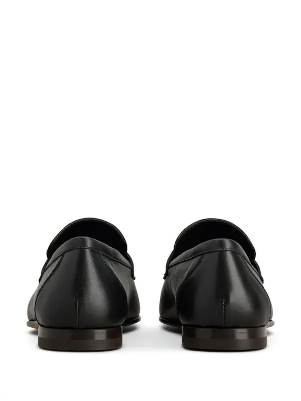 TOD'S Leather Loafers - Black