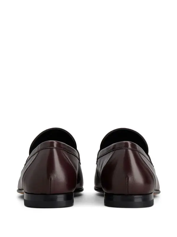TOD'S Leather Loafers - Red