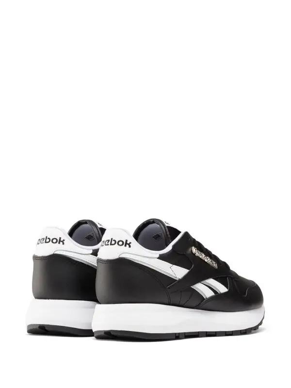 REEBOK Classic Faux-leather Sneakers - Black