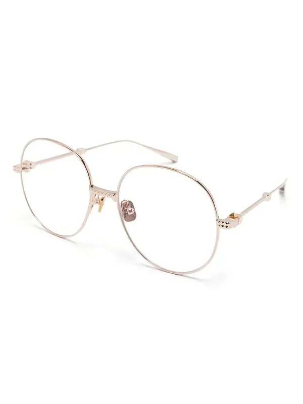 Valentino Garavani V-stud Iii Eyeglasses - Gold