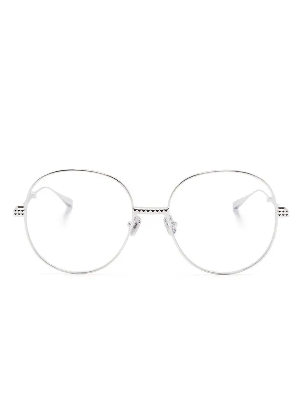 Valentino Garavani V-stud-iii Eyeglasses - Silver