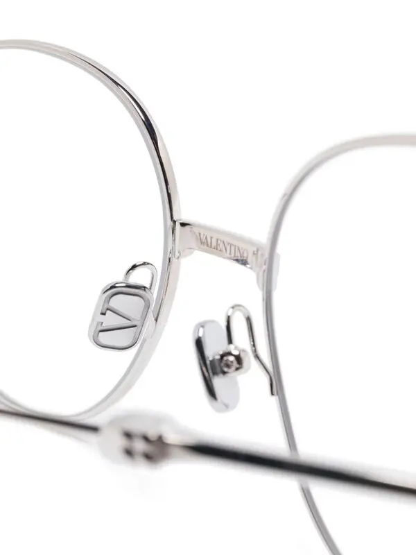 Valentino Garavani V-stud-iii Eyeglasses - Silver