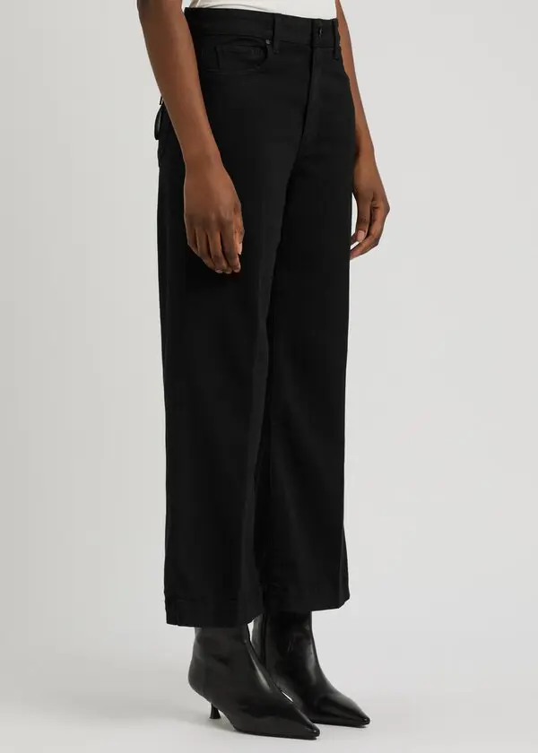 Paige Vanessa Cropped Wide-leg Jeans