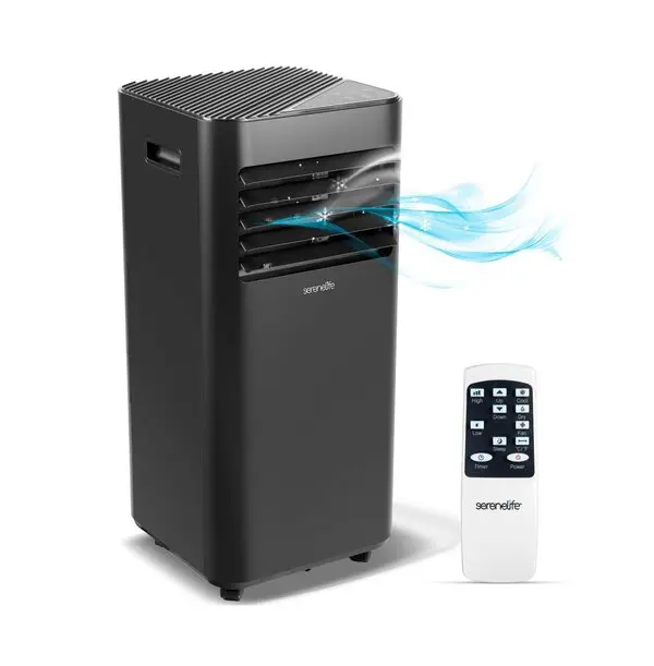 SERENELIFE Portable Air Conditioner - Black
