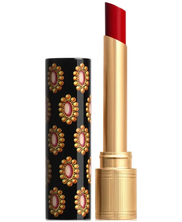 Gucci Rouge De Beaute Brillant Glow & Care Lipstick 517 - 517 - Abbie Maroon Red
