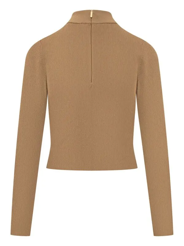 Michael Kors Mock-neck Ribbed Jumper