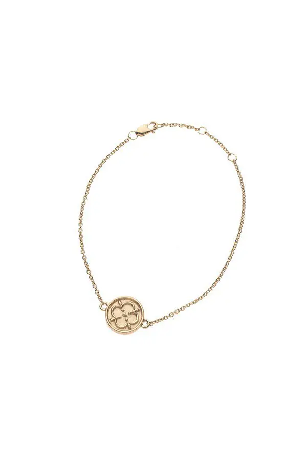 JANE WIN Love Jw Baby Coin Bracelet - Gold