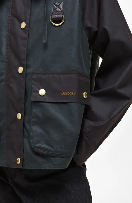 Barbour Reighton Waxed Cotton Jacket - Sage/rustic/ancient