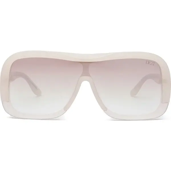 Dezi Afters Shield Sunglasses - Afters Milky Cream/light Bro