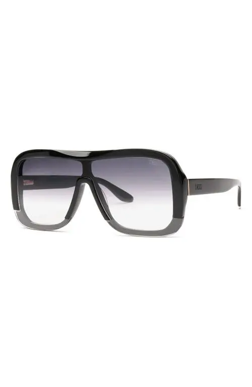 Dezi Afters Shield Sunglasses - Black / Black Faded
