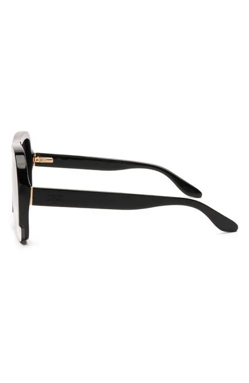 Dezi Afters Shield Sunglasses - Black / Black Faded