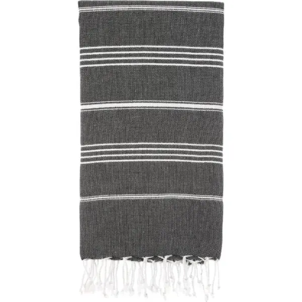 ECO HILANA Pure Series Sustainable Turkish Towel - Black