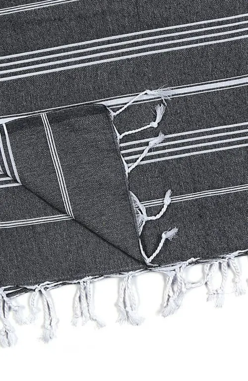 ECO HILANA Pure Series Sustainable Turkish Towel - Black