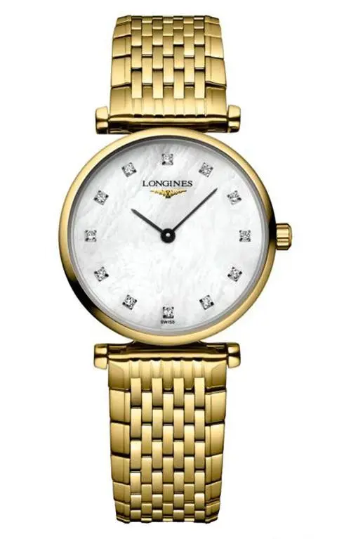 LONGINES La Grande Classique Diamond Bracelet Watch - Gold