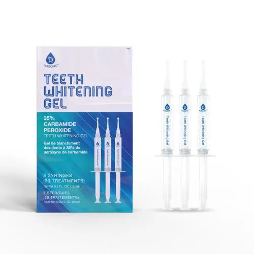 PURSONIC Teeth Ning Gelprofessional Strength Formula - White