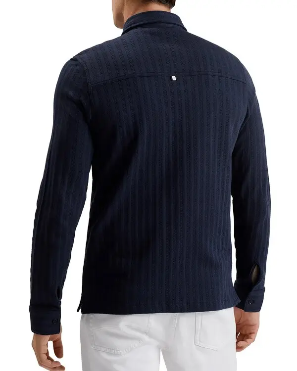Ted Baker London Belza Regular Fit Long Sleeve Textured Shirt