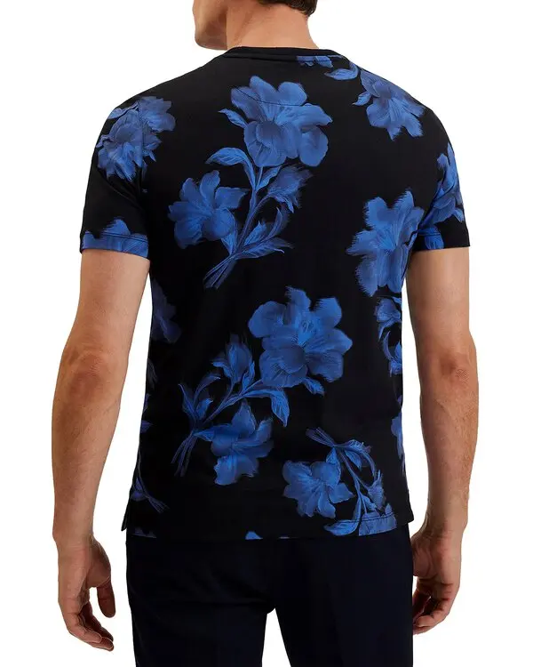 Ted Baker London Vendis Regular Fit Floral Print Tee