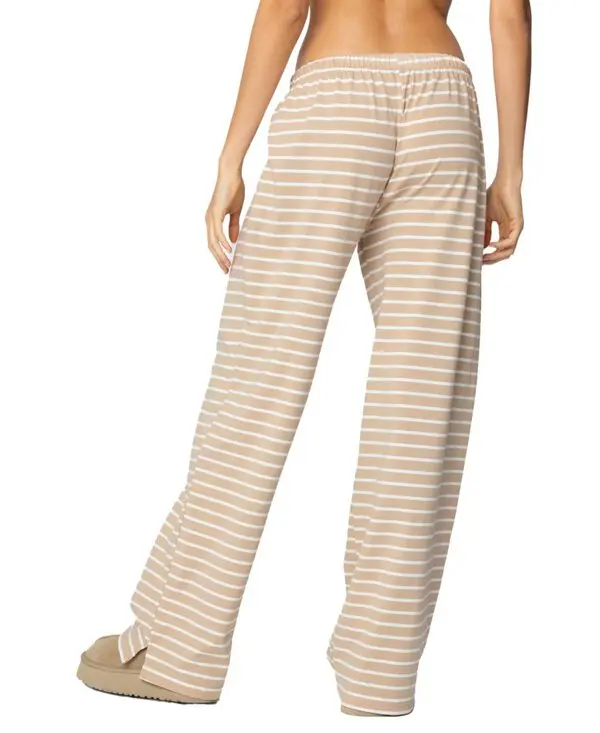 EDIKTED Jona Stripey Slit Pants