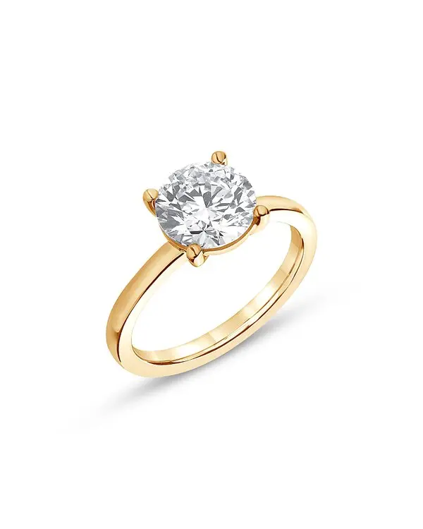 Bloomingdale'S 6.0 Tcw Lab Grown Diamond Engagement Ring - Gold