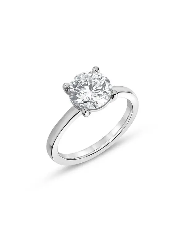 Bloomingdale'S Certified Lab Grown 5.0 Tcw Diamond Engagement Ring - White