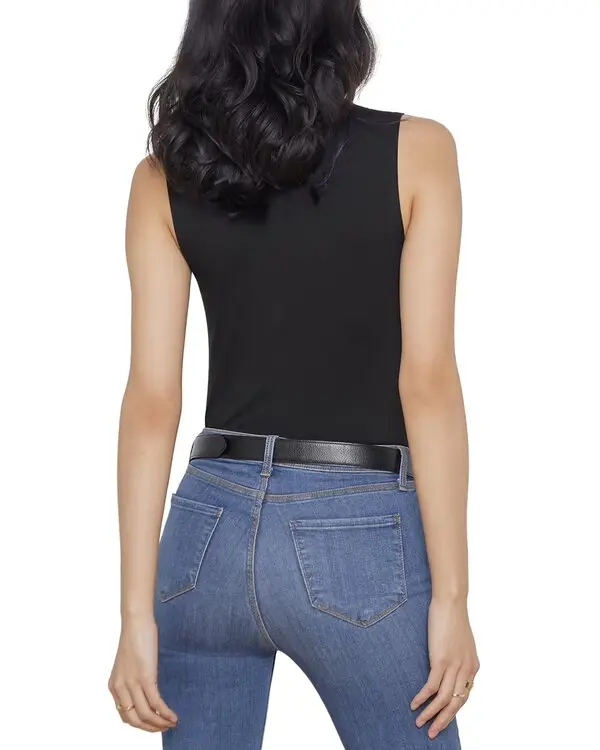L'Agence Ceci Sleeveless Top - Black