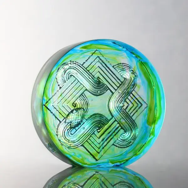 LIULI Endless New Horizons Crystal 2025 Snake Paperweight