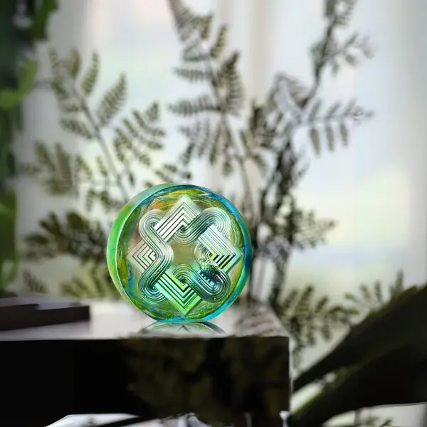 LIULI Endless New Horizons Crystal 2025 Snake Paperweight