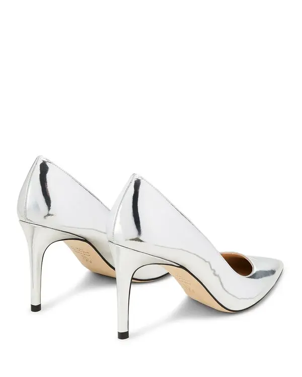 STUART WEITZMAN Power 85 Pumps - Silver