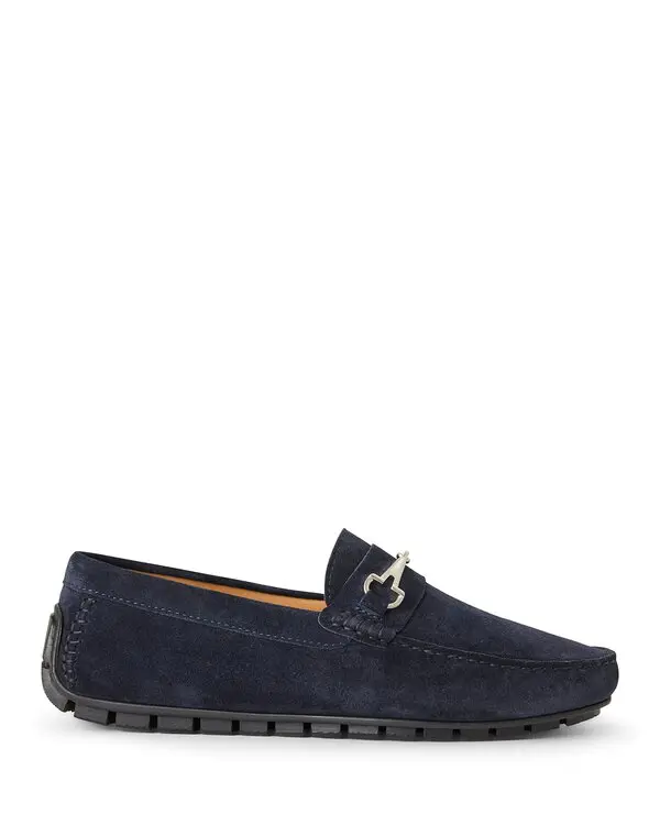 Bruno Magli Darius Bit Drivers In Navy Suede - 63% Off  display picture 1