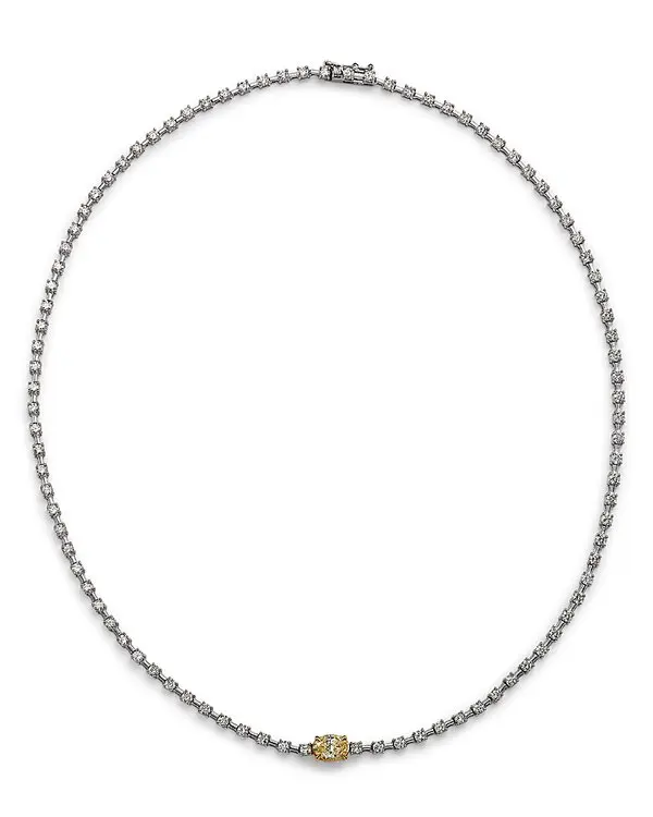 Bloomingdale'S Diamond Tennis Necklace 5.50 Tcw In 14k Gold - Yellow/white