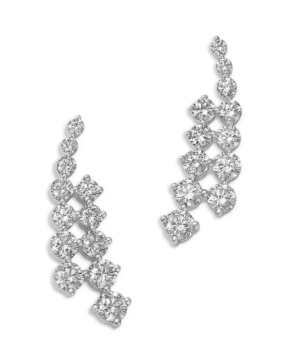 Bloomingdale'S Diamond Ear Climbers, 0.91 Tcw - White