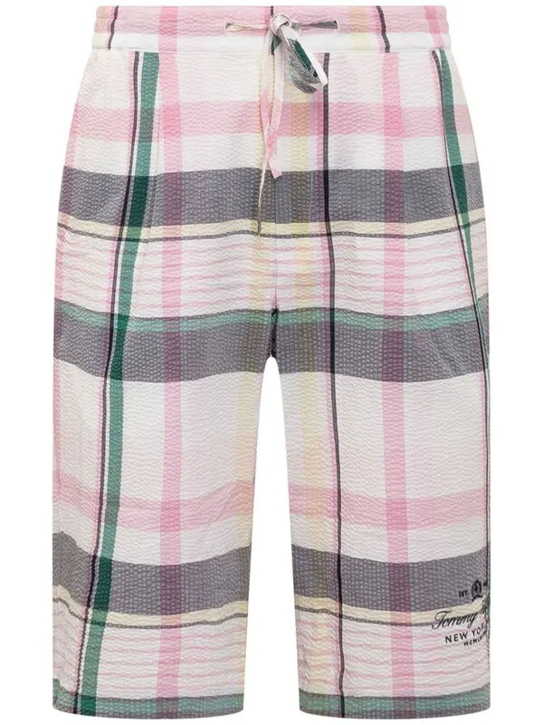 Tommy Hilfiger Madras Checkered Shorts - Pink
