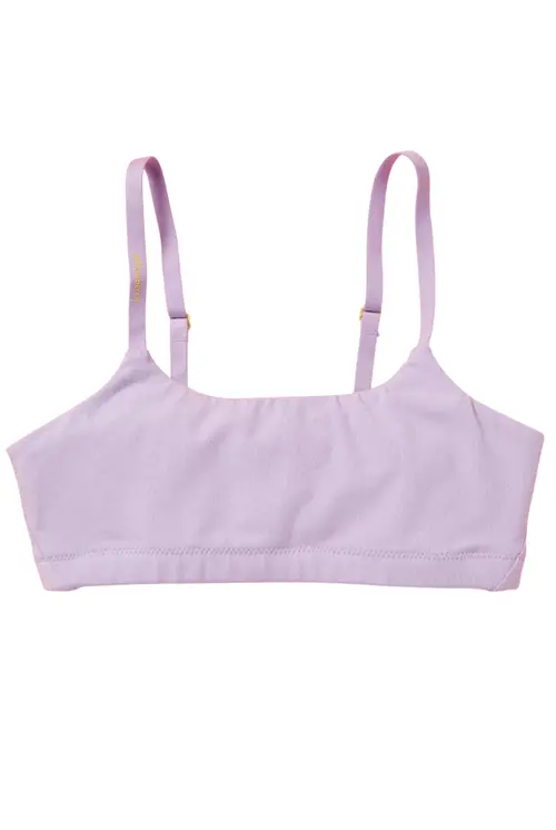 YELLOWBERRY Pipit Pima Cotton Bra - Lavender
