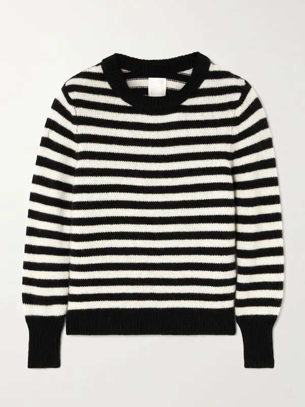 Suzie Kondi Sarra Striped Cashmere Sweater