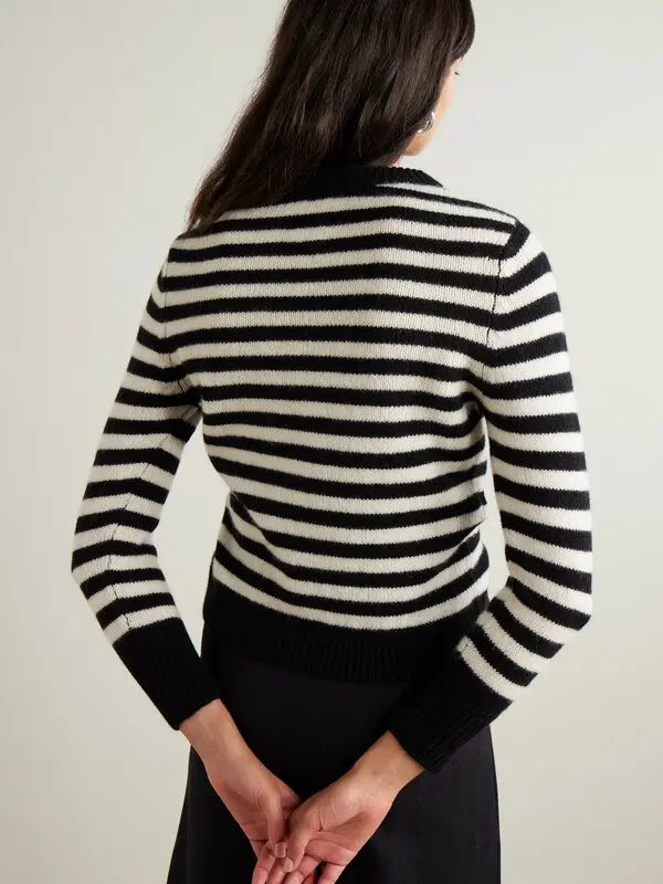 Suzie Kondi Sarra Striped Cashmere Sweater