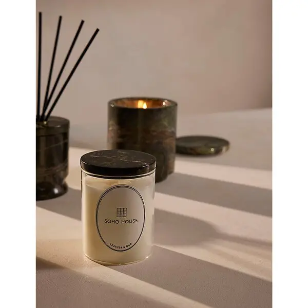 SOHO HOME Leather And Oud Marble Scented Reed Diffuser 150ml