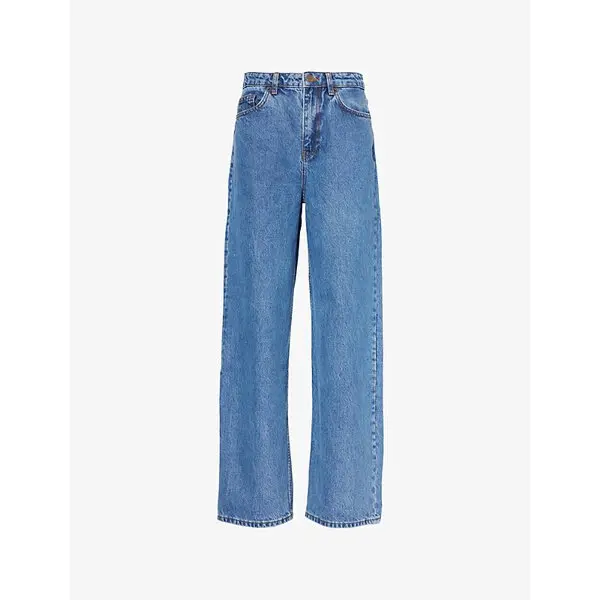 SKALL STUDIO Willow Wide-leg Mid-rise Denim Jeans