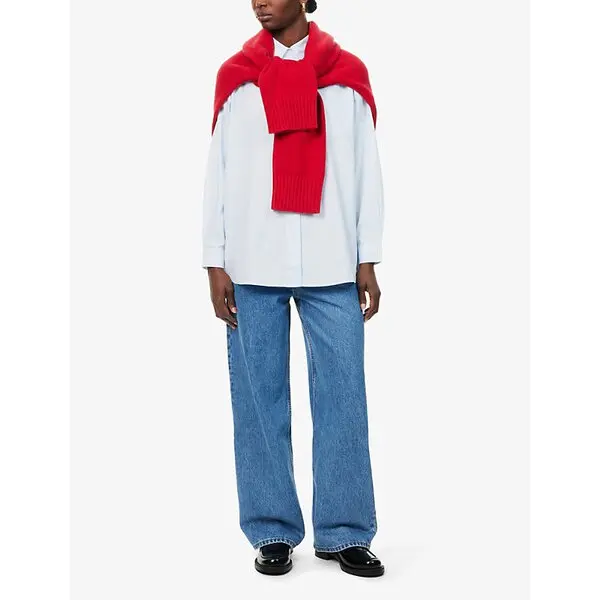 SKALL STUDIO Willow Wide-leg Mid-rise Denim Jeans